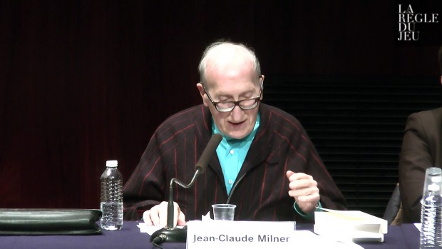 Jean-Claude Milner - La Règle du Jeu - Littérature, Philosophie ...